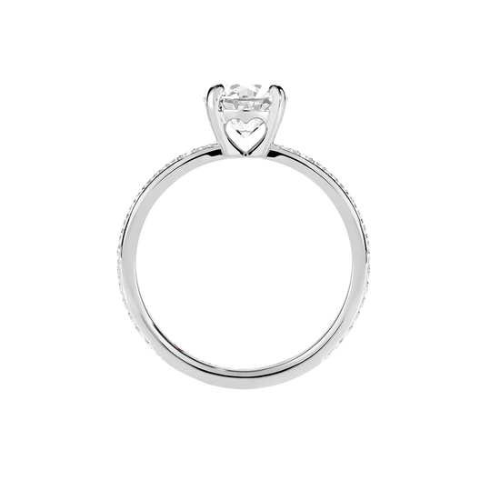 Pretty Woman classic engagement ring 23k platinum, 1 carat diamond ...