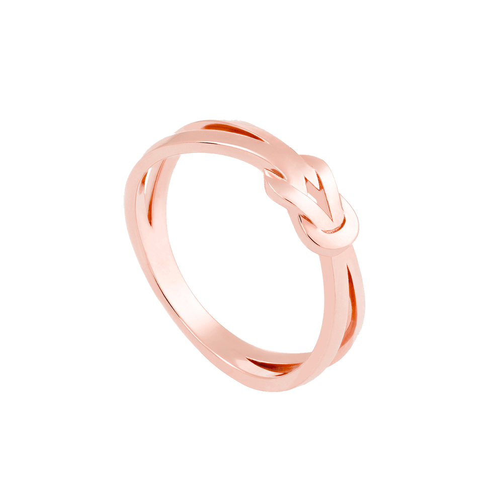 Bague Chance Infinie Moyen modèle or rose 750/1000e et diamants - Fred ...