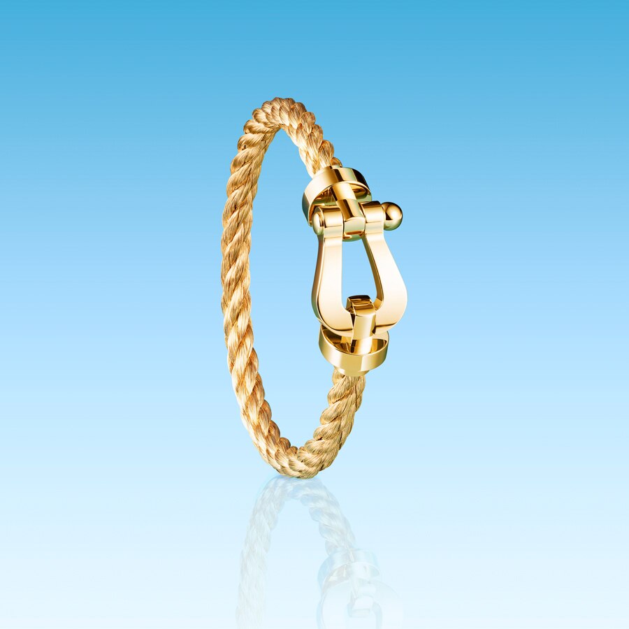Force 10 ring Small model 18K yellow gold and diamonds - Fred Paris